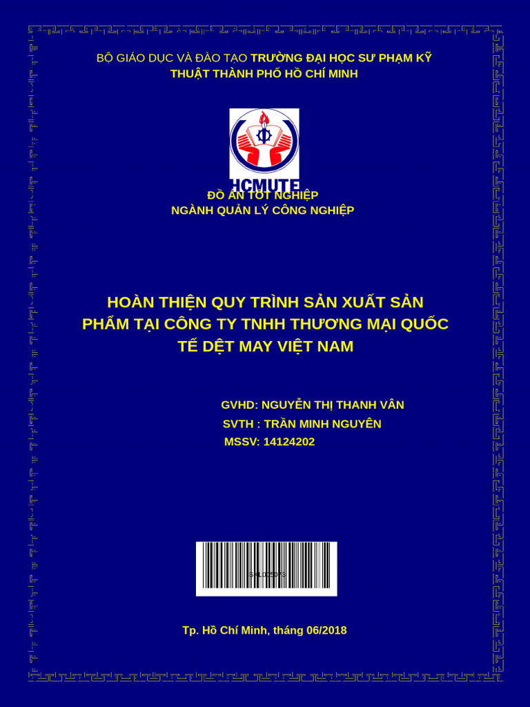 Do An Tot Nghiep Hoan Thien Quy Trinh San Xuat San Pham Tai Cong Ty ...