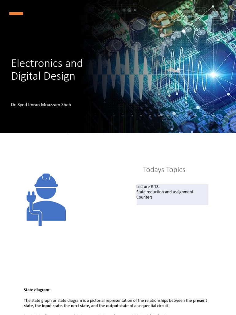 Electronics and Digital Design Lecture 13 Slides | PDF | Electrical Circuits | Computer Engineering