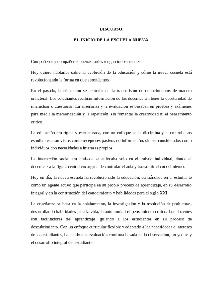 Evolución de la Educación Moderna | PDF | Enseñando | Aprendizaje