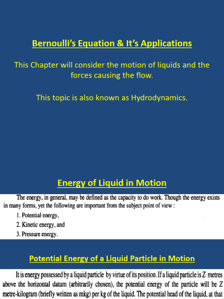 Fluid Mechanics (Ch-07) | PDF