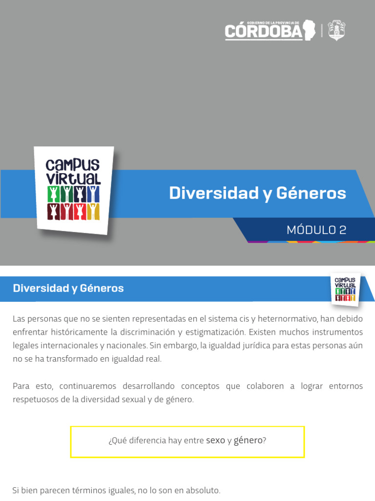 Diferencia entre Sexo y Género | PDF | Estudios LGBTQIA+ | Transgénero