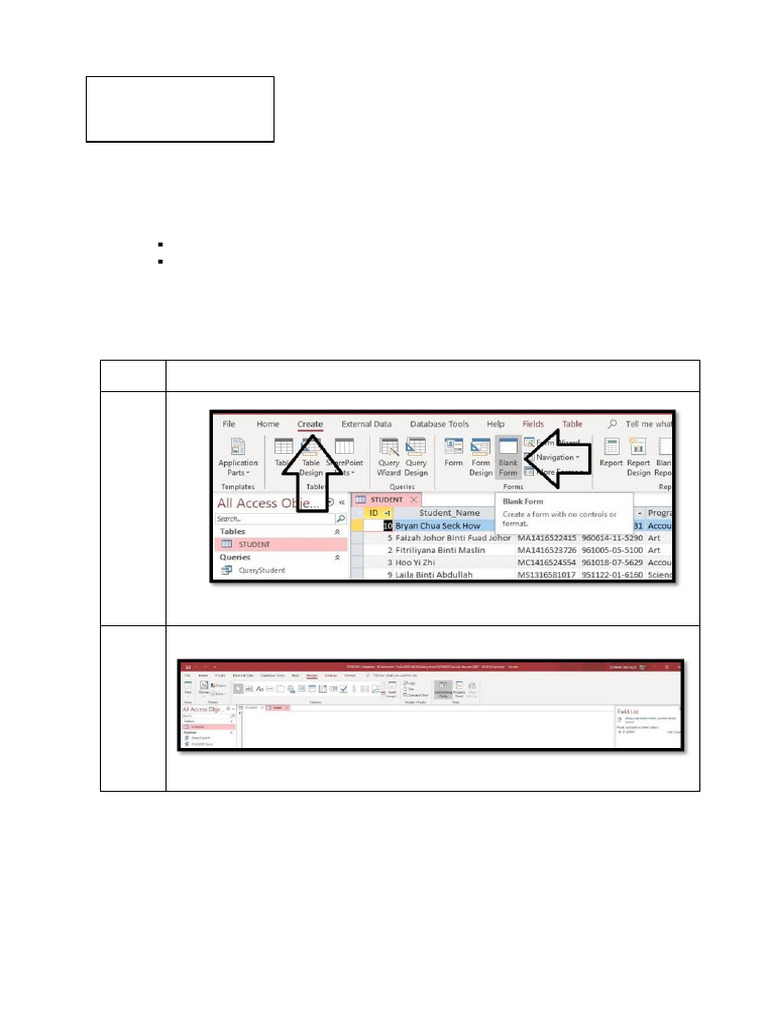 LAB 3 Database SC015 24 - 25 | PDF | Graphical User Interfaces | System Software