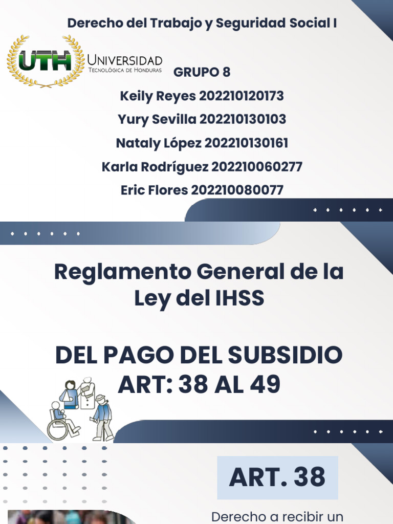 Pago Del Subsidio Grupo 8 | PDF