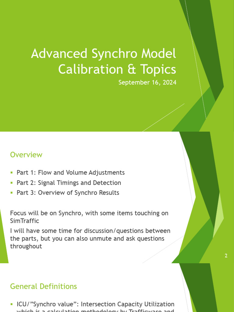 Synchro Model | PDF | Transport | Land Transport