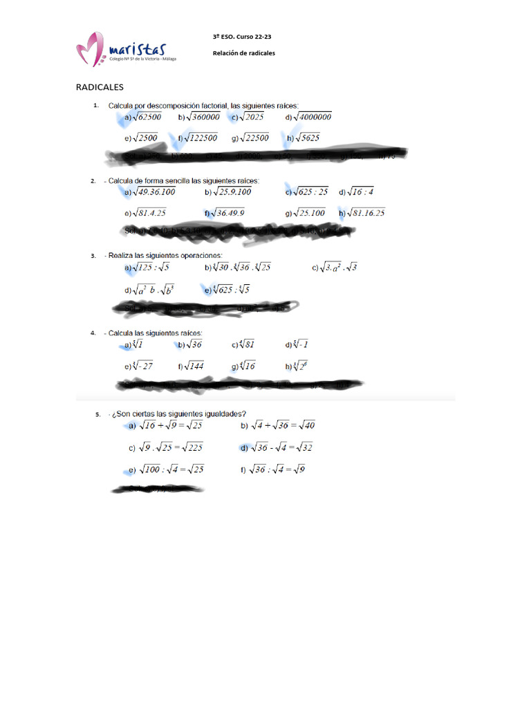 1 - Radicales 1 | PDF