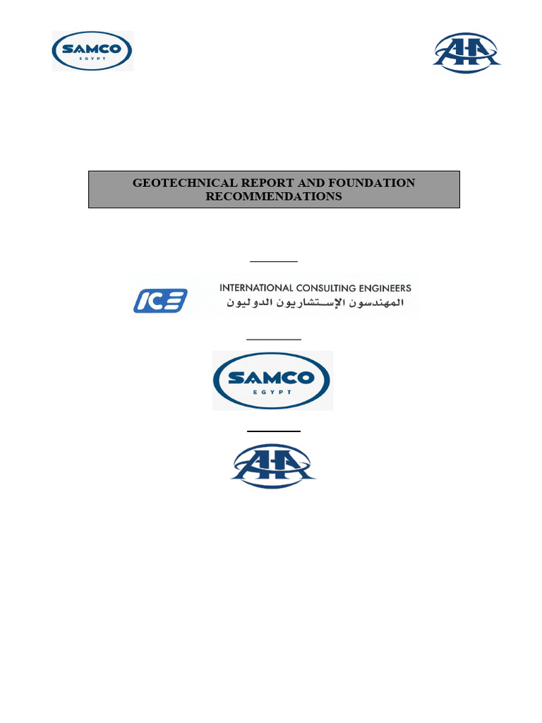 One Ninty Tunnel-Foundation Recommendation Report | PDF | Geotechnical ...