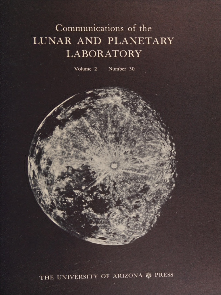 Communications of The Lunar and Planetary Laboratory 1963 - Volume 2, Issue 30, 1963 - Anna's ...