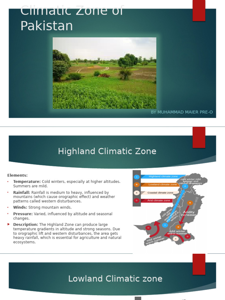Climatic Zones of Pakistan Explained | PDF | Wound | Rain