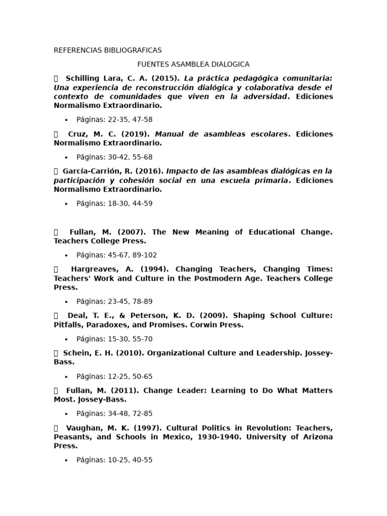 Referencias Bibliograficas | PDF