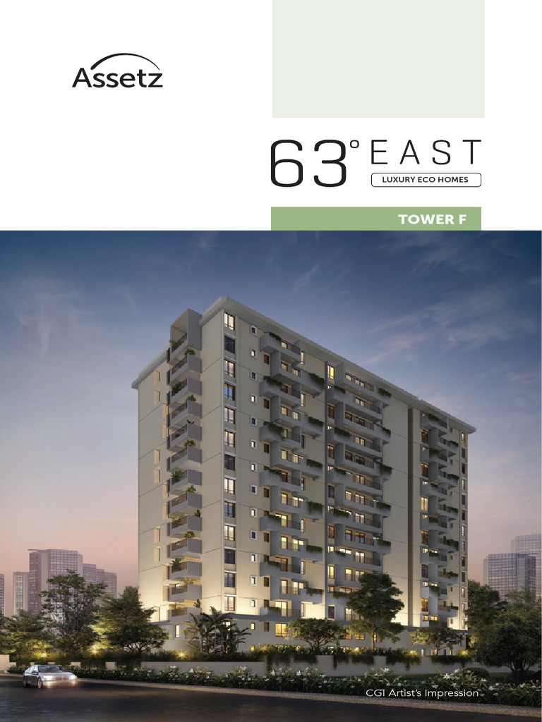63 East - Brochure - Tower F | PDF | Wall | Tile