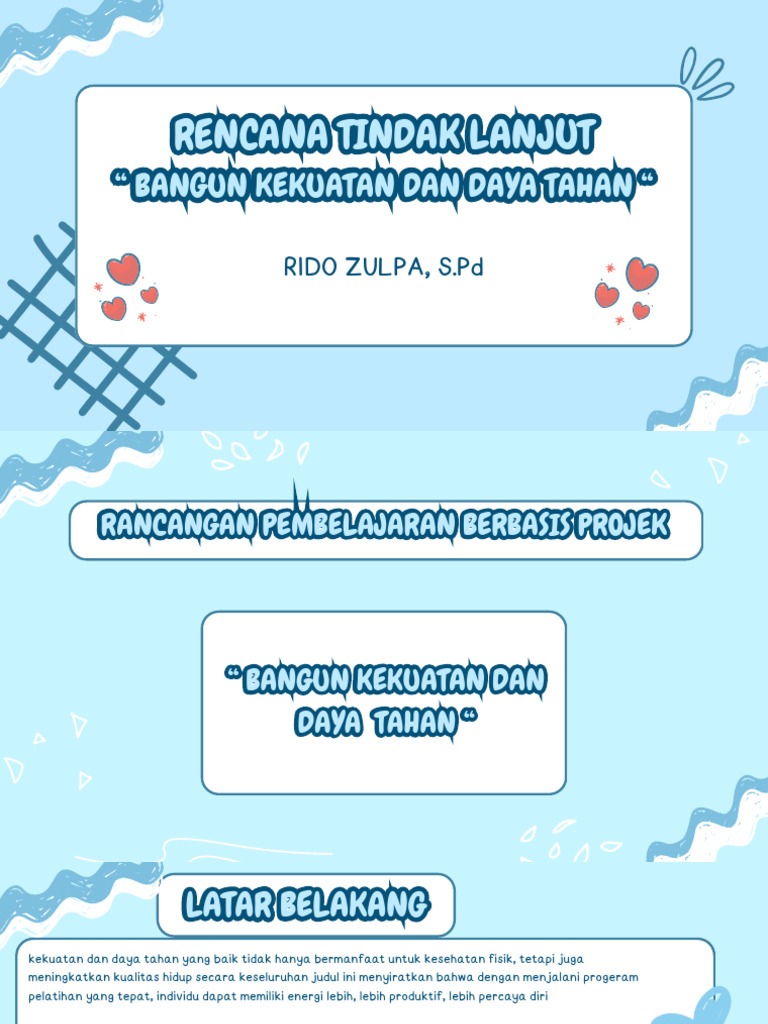 Rencana Tindak Lanjut Rido Zulpa | PDF