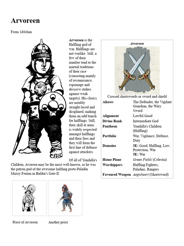 Arvoreen - 1d4chan | PDF | Gary Gygax Games | Dungeons & Dragons