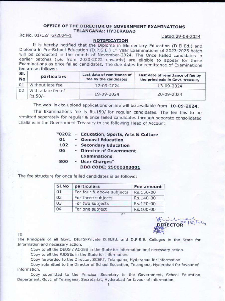 Tgded Firstyearfeenote Sep24 | PDF