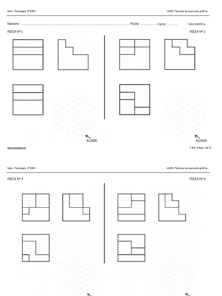 6 - 00 Perspectiva Isometrica Nivel Elemental | PDF