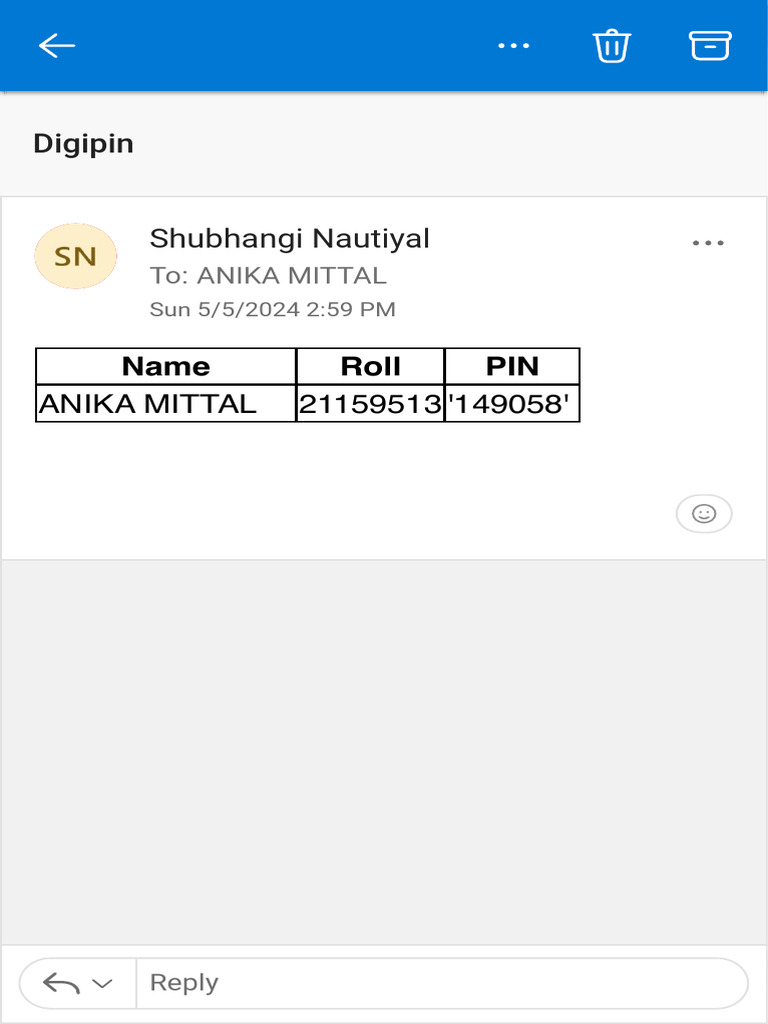 Mail - Anika Mittal - Outlook | PDF