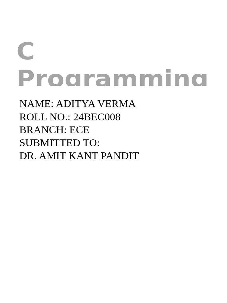 C Program 2 | PDF | Division (Mathematics) | Integer (Computer Science) C Program 2 | PDF | Division (Mathematics) | Integer (Computer Science)