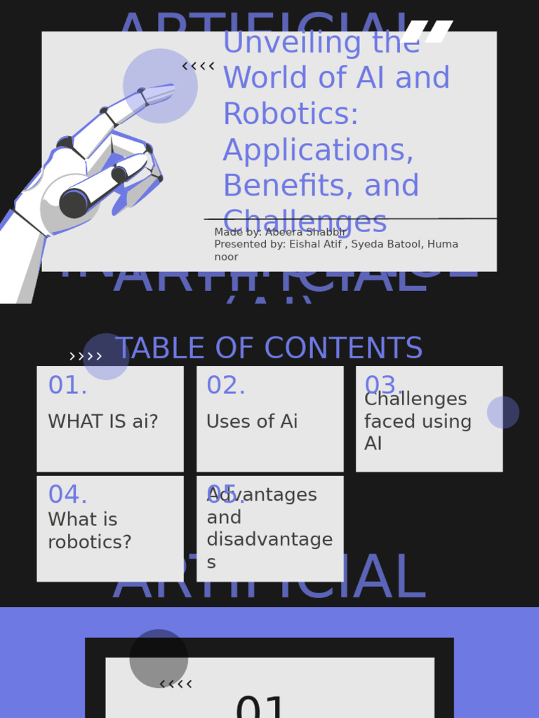 AI N Robotics Powerpoint | PDF | Artificial Intelligence | Intelligence ...
