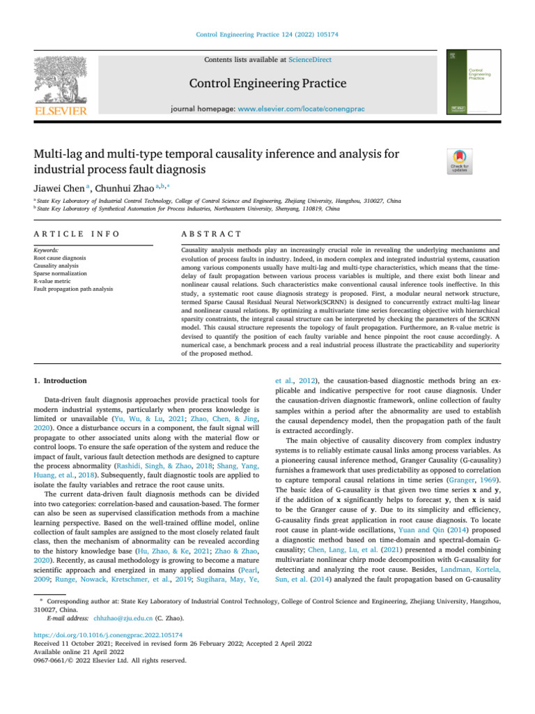 Multi-Lag and Multi-Type Temporal Causality Inference and Analysis For | PDF | Causality ...