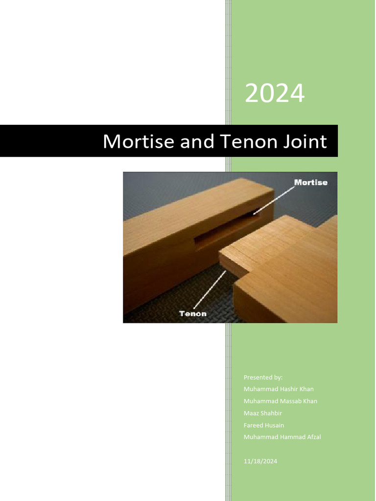 Introduction To Mortise and Tennon Joint. | PDF | Woodworking | Tools