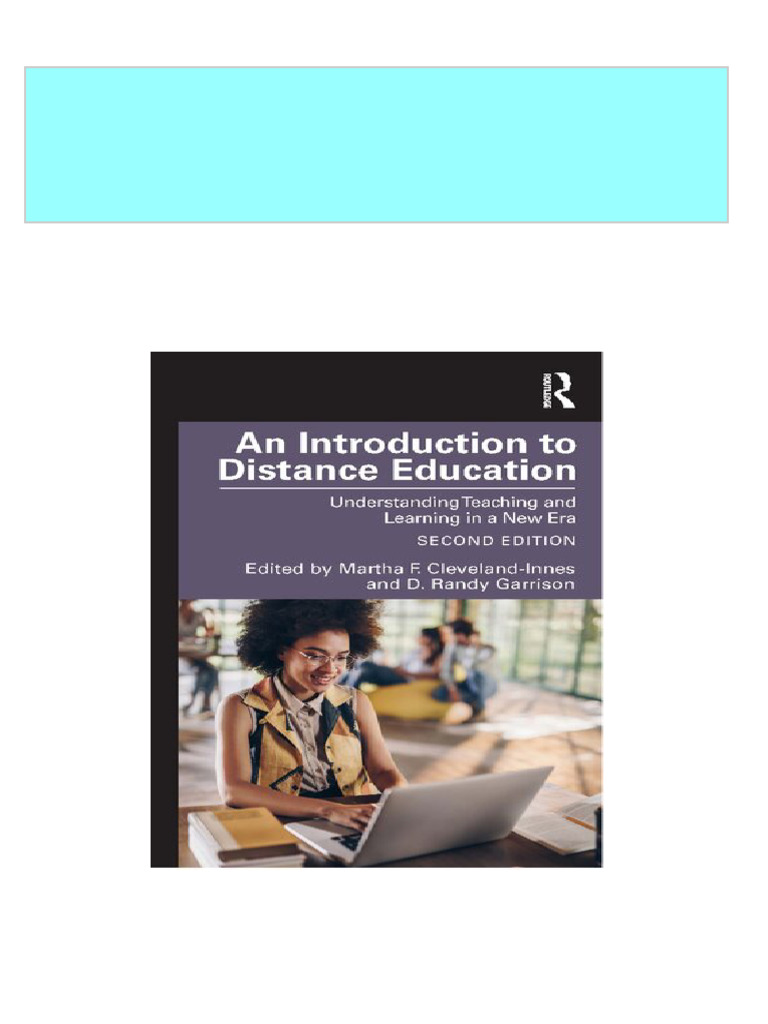 An Introduction To Distance Education Understanding Teaching and ...