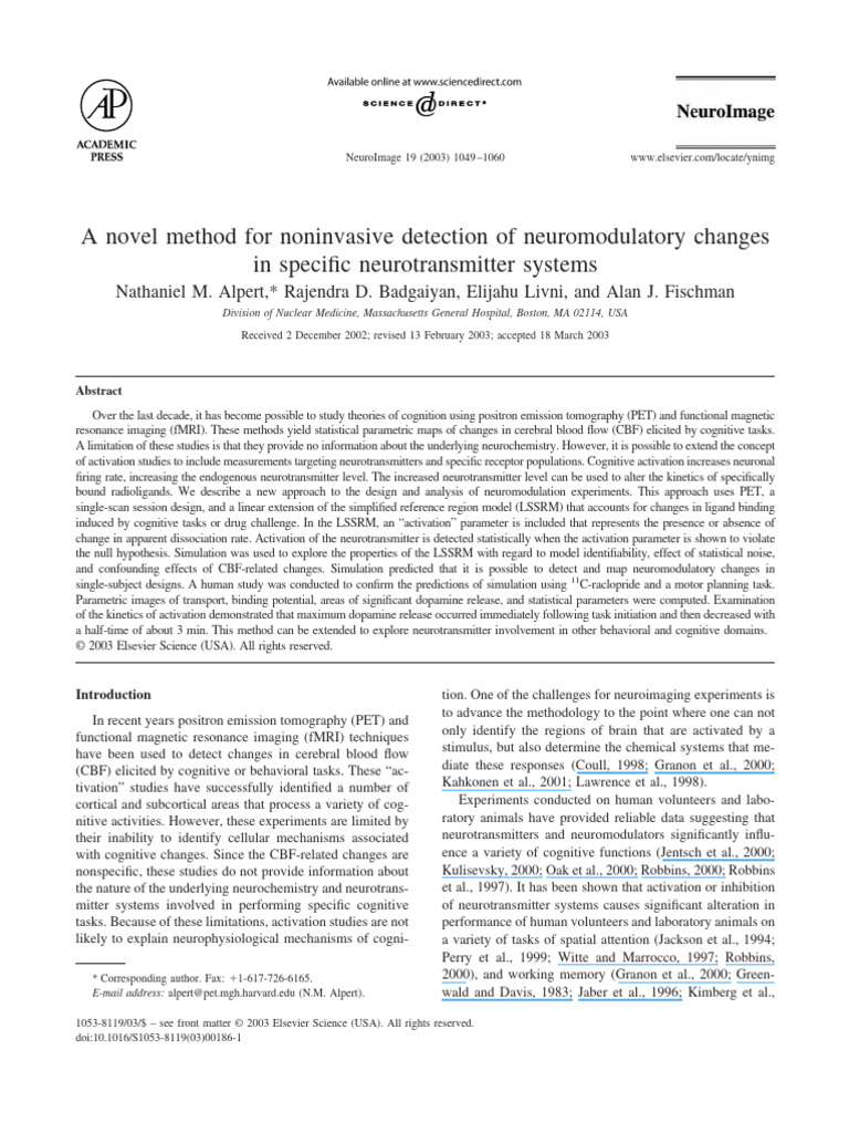 Noninvasive Neuromodulation Detection Method | PDF | Type I And Type Ii ...