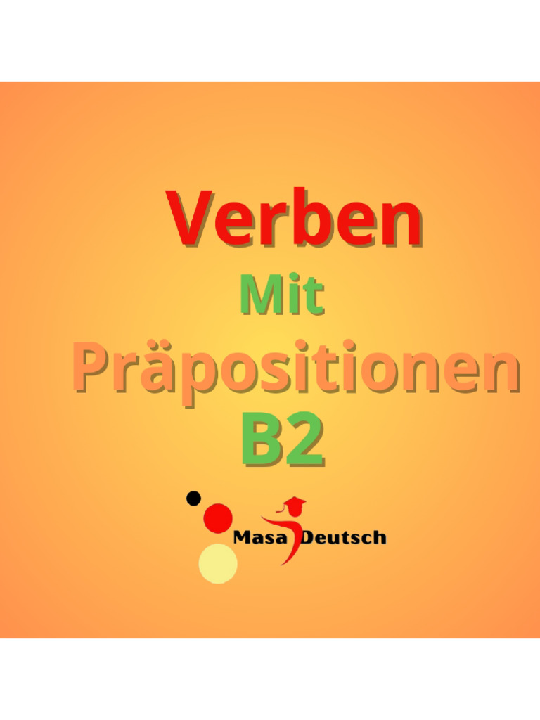 B1 Verben Mit PräpositioneN | PDF