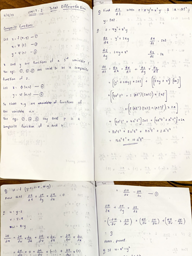 UNIT 2 (Sem 3 Math Notes) | PDF