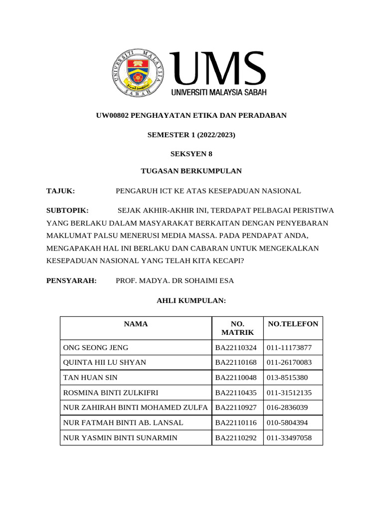 Penghayatan Etika Dan Peradaban | PDF