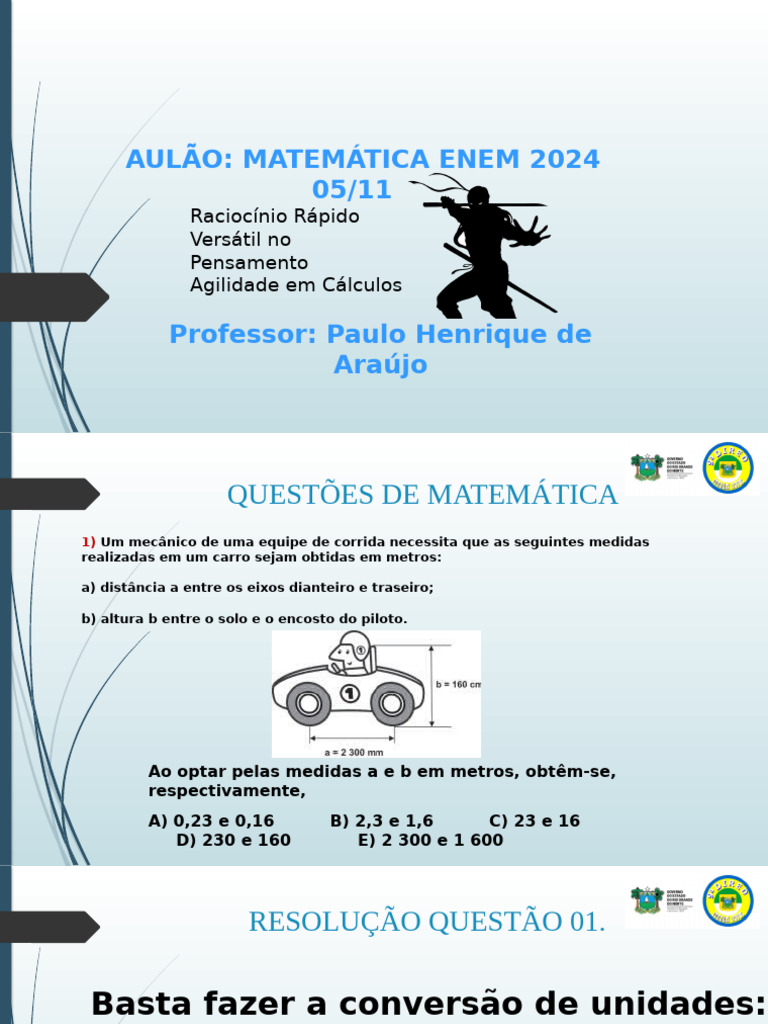 Aulão Enem 2024 CCT | PDF