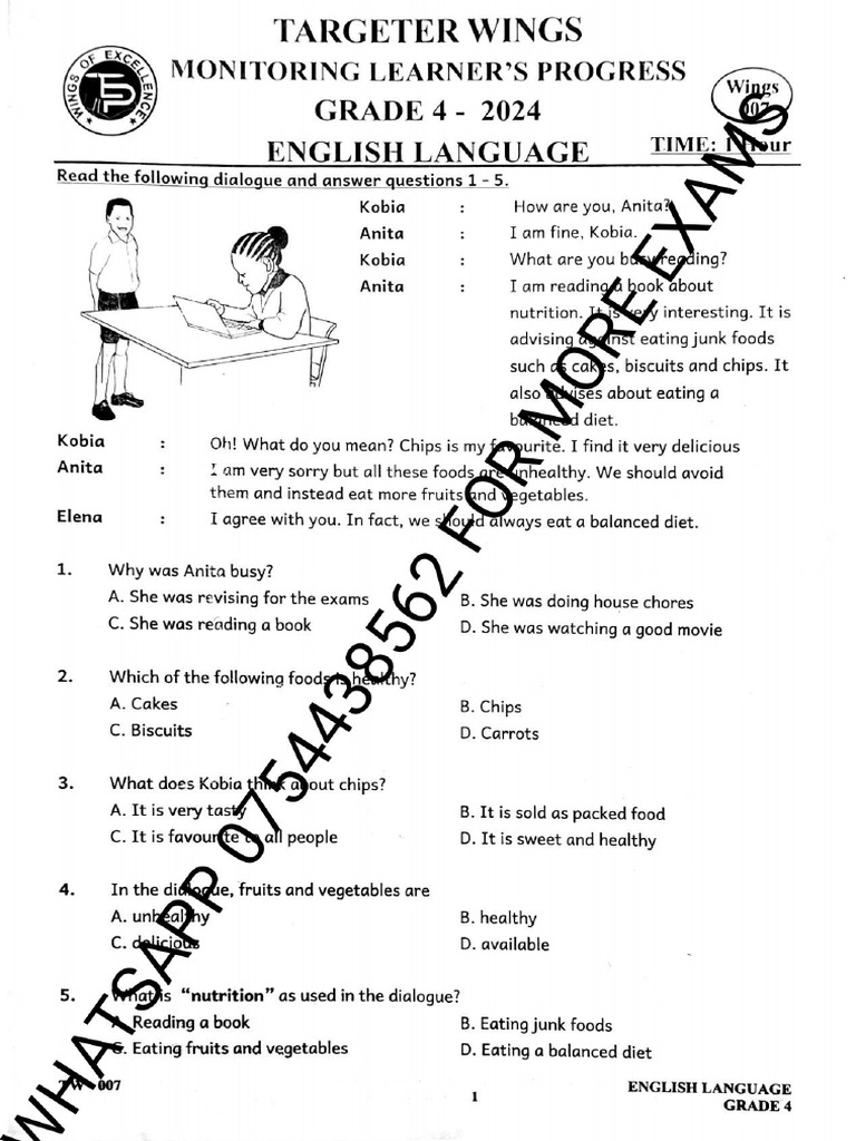 TW 007 Grade 4 English | PDF