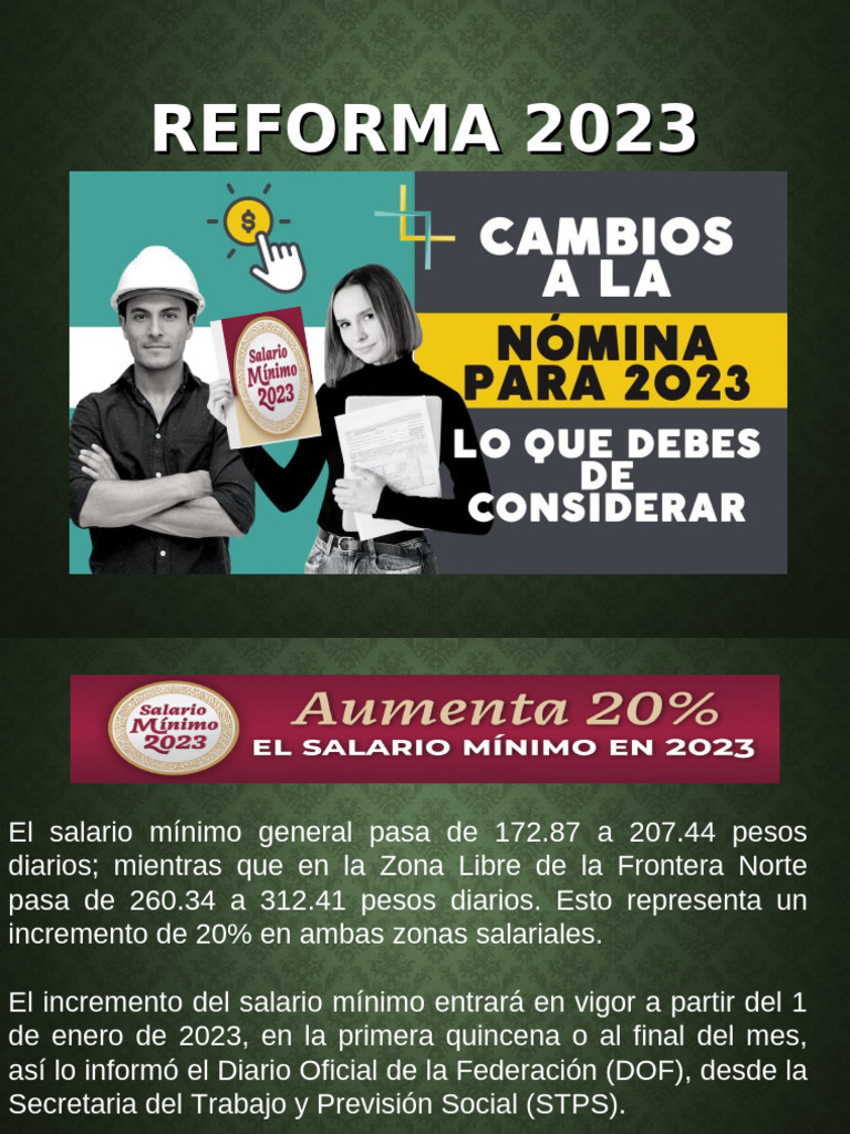 Nomina 2023 Pdf Salario Impuesto Sobre La Renta