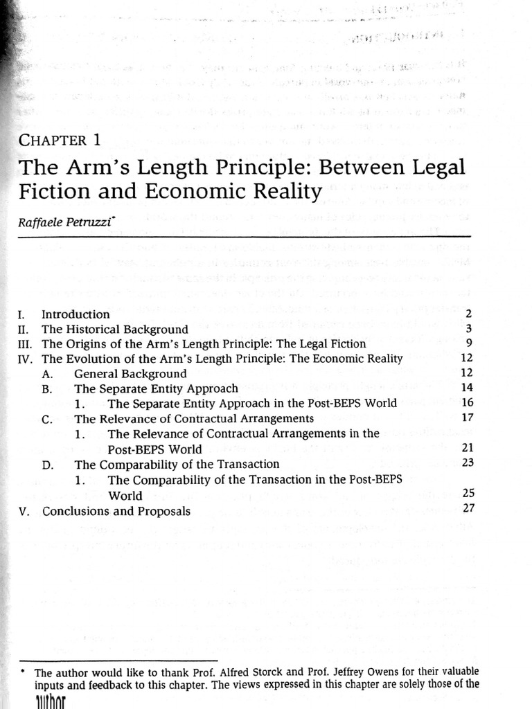 The Arms Length Principle - Petruzzi | PDF