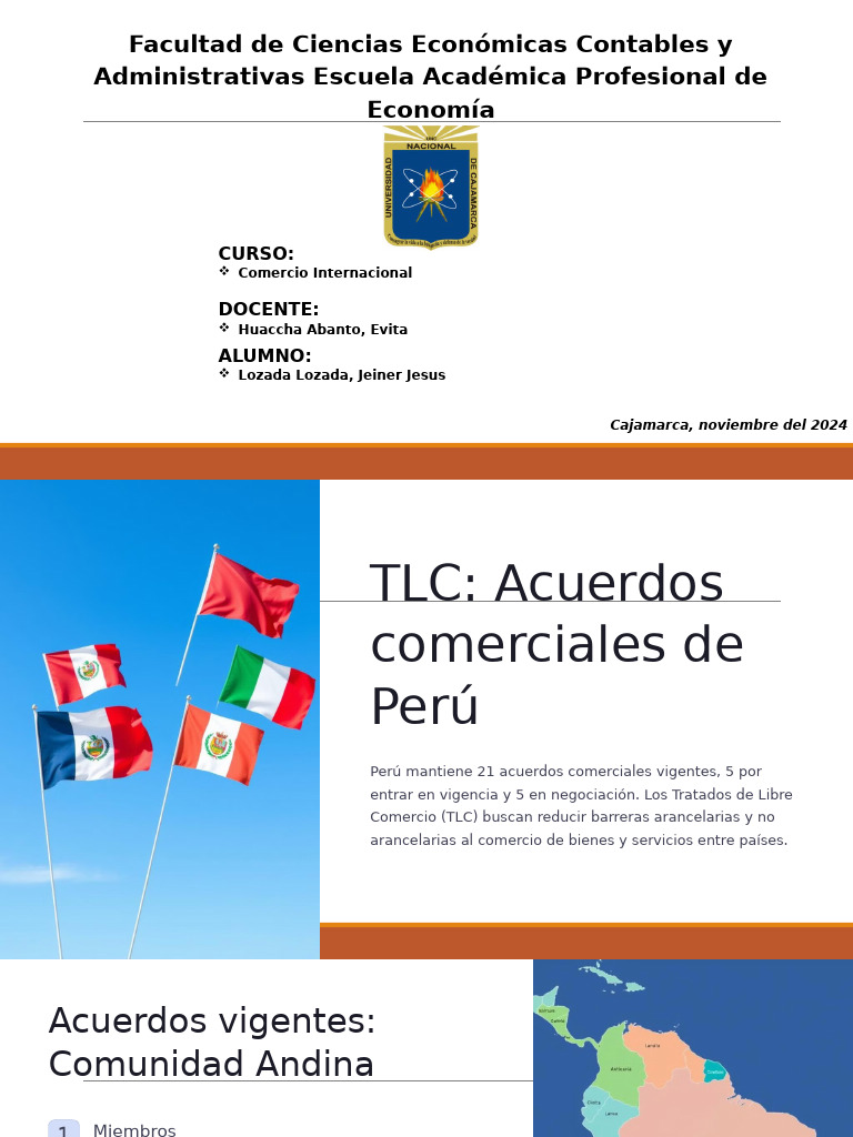 TLC Acuerdos Comerciales de Peru | PDF | Acuerdo de Asociación ...