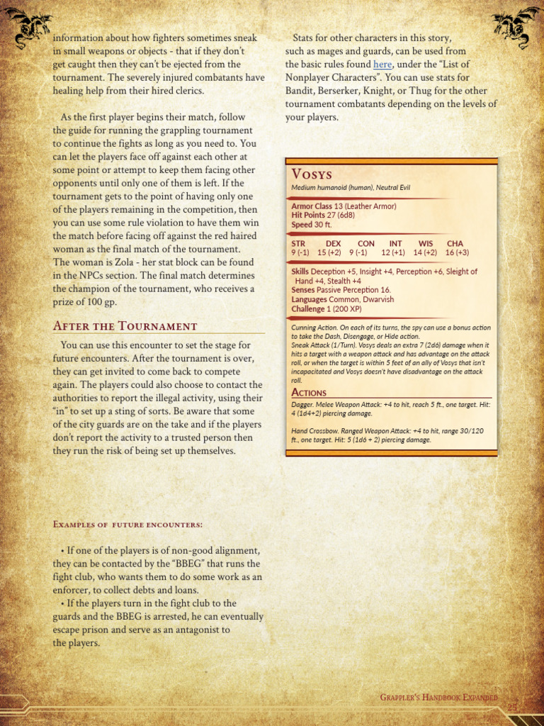 Grappler's Handbook Expanded-Pages-25 | PDF | Role Playing Video Games ...
