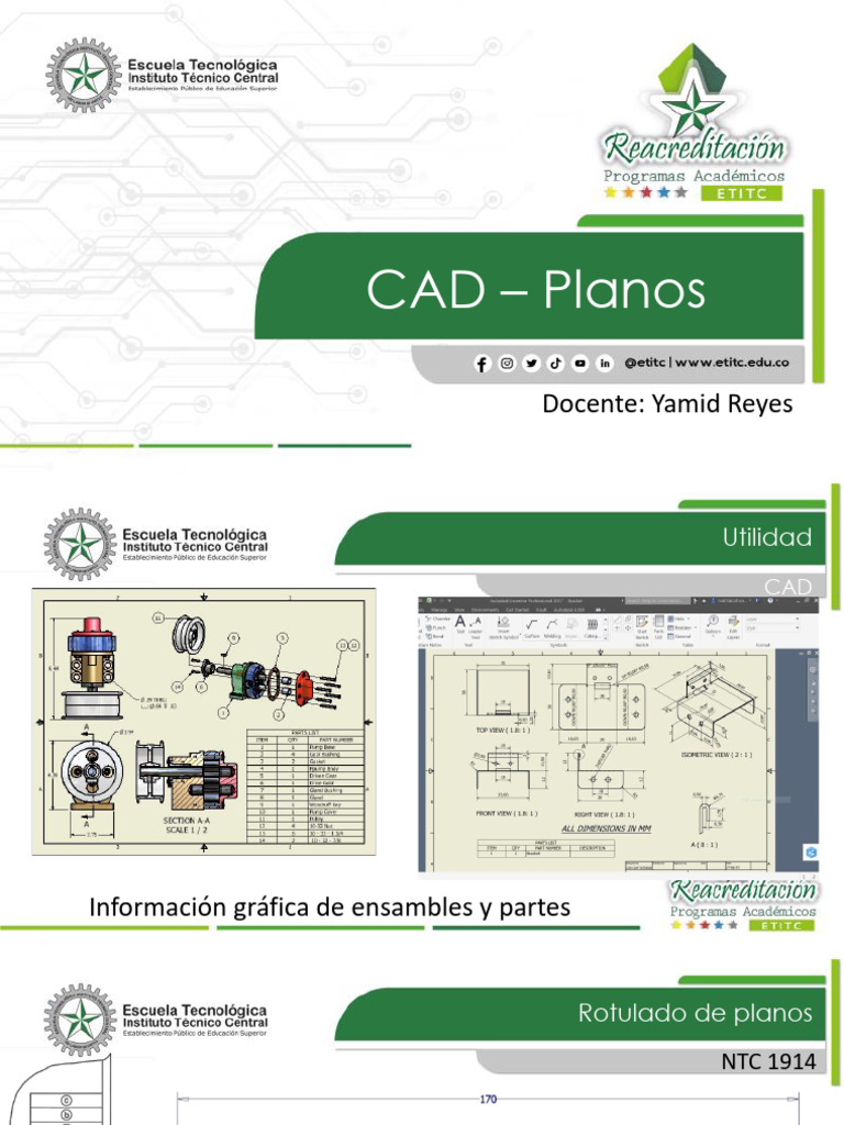 Planos Ensamble CAD | PDF