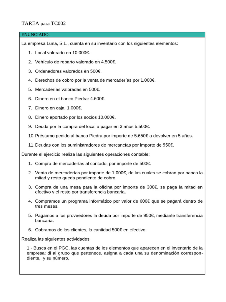Tarea02 Ut2 TC 20242025 | PDF | Dinero | Bancos