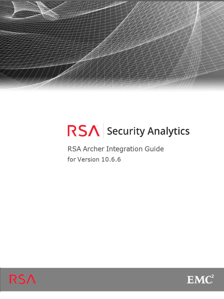 RSA Archer Integration Guide | PDF | Port (Computer Networking ...