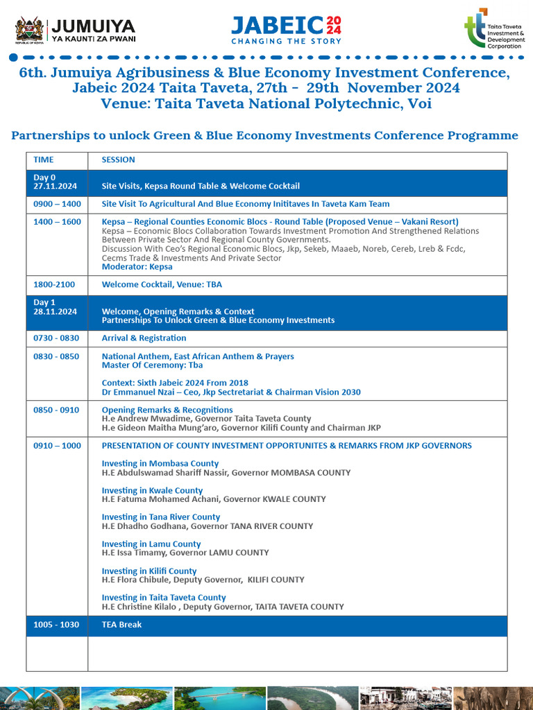 Jabeic Programme | PDF | Economies
