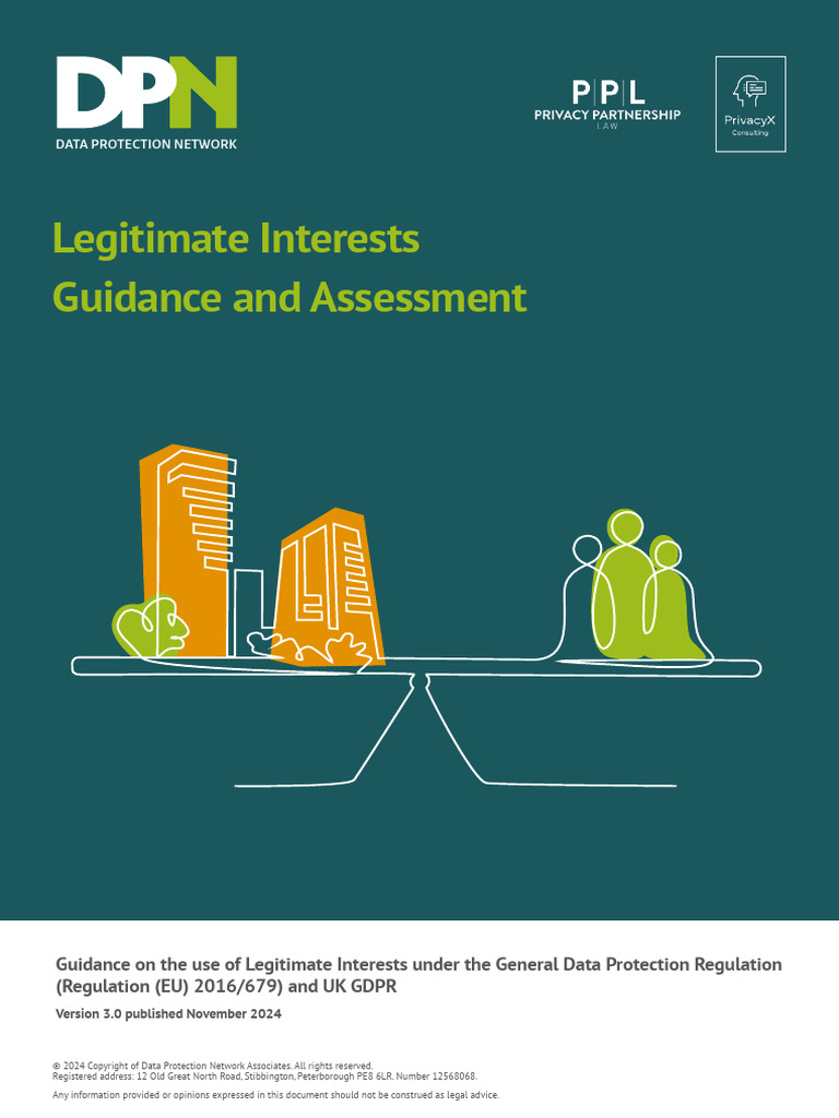 Data Privacy Legitimate Interests Guidance and Assessment | PDF ...