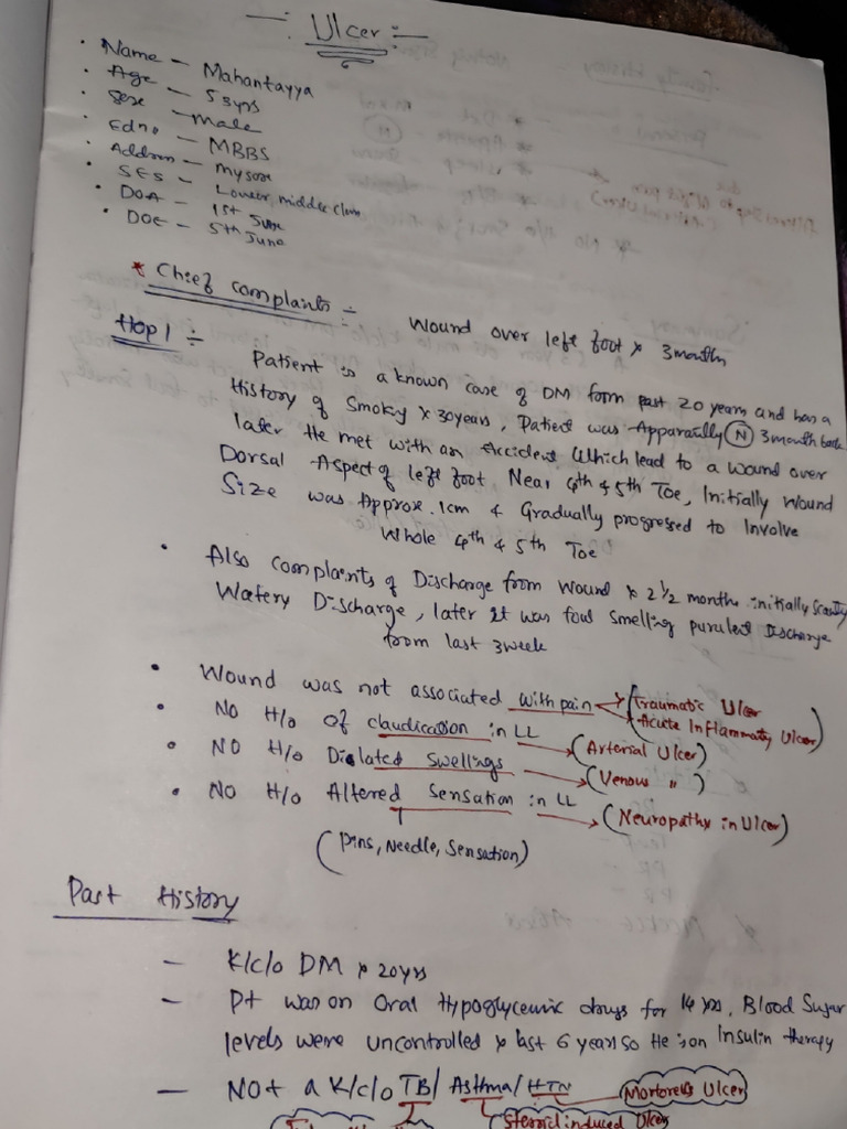 Surgery - Ulcer Case | PDF