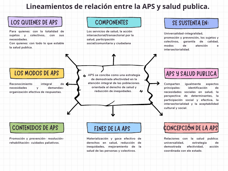 Mapa Conceptual APS | PDF | Salud pública