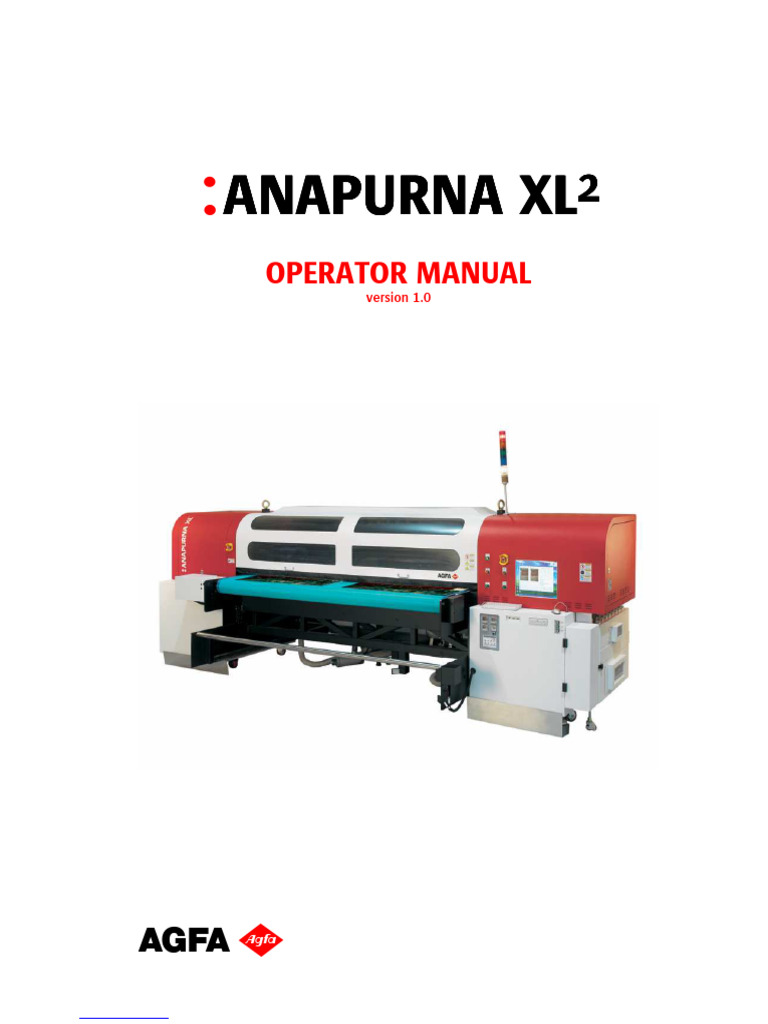 Anapurna Anapurna Anapurna Anapurna XL XL XL XL : Operator Manual | PDF