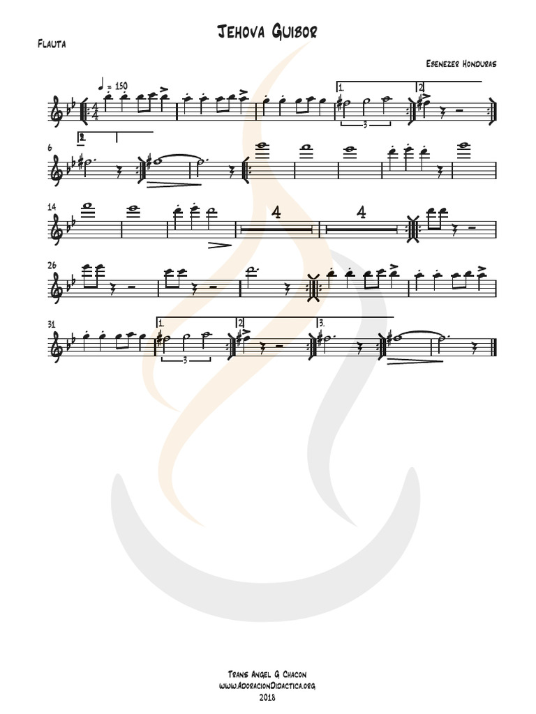 Jehova Guibor - Flauta | PDF