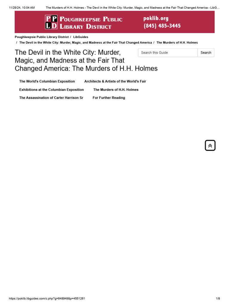 The Devil in The White City: Murder, Magic, and Madness at The Fair ...