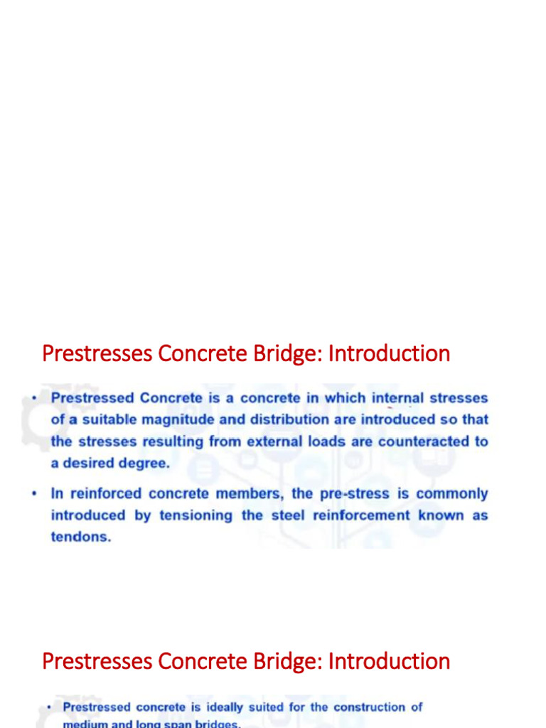 UNIT 2 (PART 3 PSC Bridges) | PDF