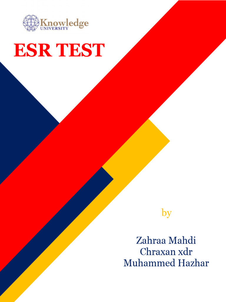 Ers Test | PDF | Clinical Medicine | Diseases And Disorders