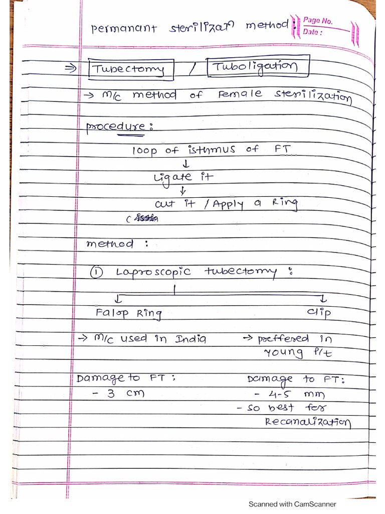 Permanent Sterilization Techniques-1 | PDF