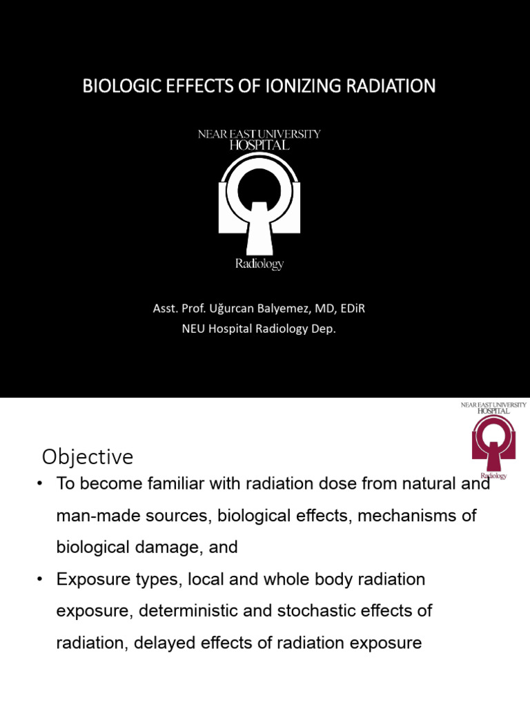 Biologic Effects of Ionizing Radiation 3 | PDF | Acute Radiation ...