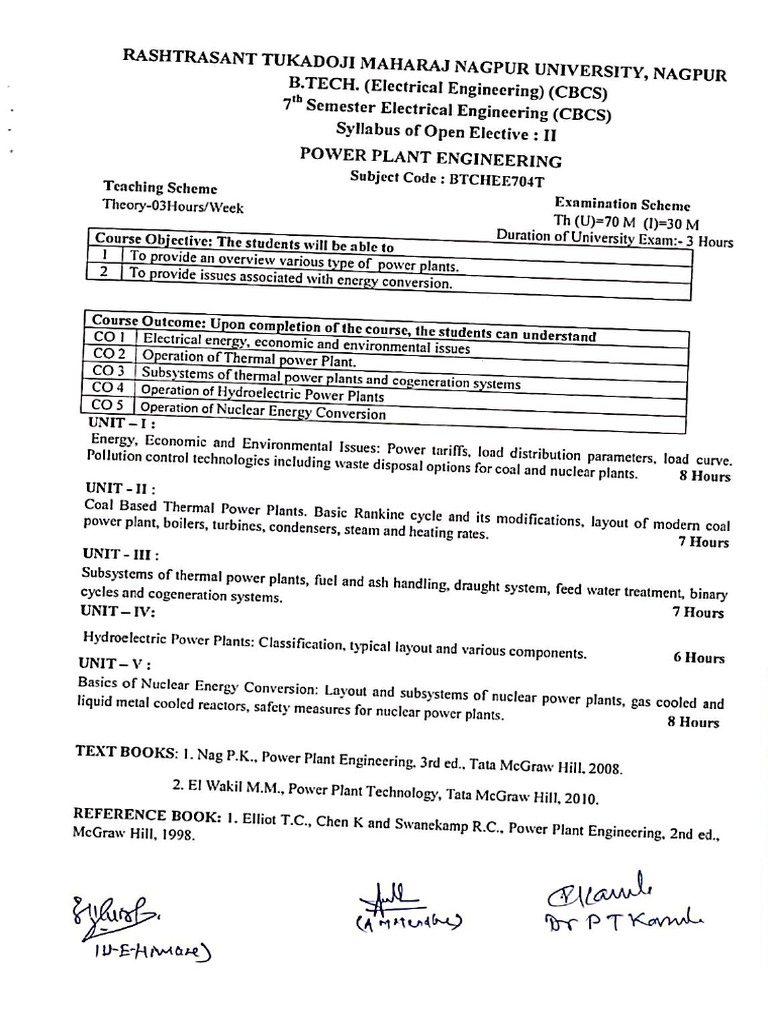 Power Plant Question Papers | PDF
