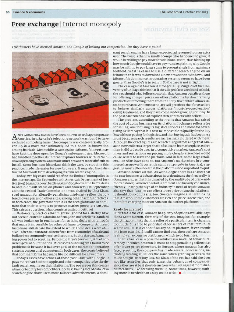 Internet Monopoly | PDF